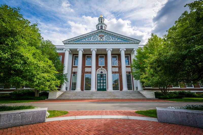 The Baker Library, at Harvard Business School, in Boston, Massachusetts ...
