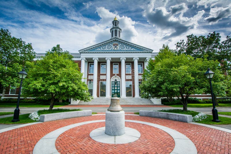 The Baker Library, at Harvard Business School, in Boston, Massachusetts ...