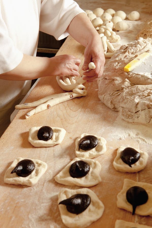Baker Making Sweet Pastry stock photo. Image of pastry - 41889956