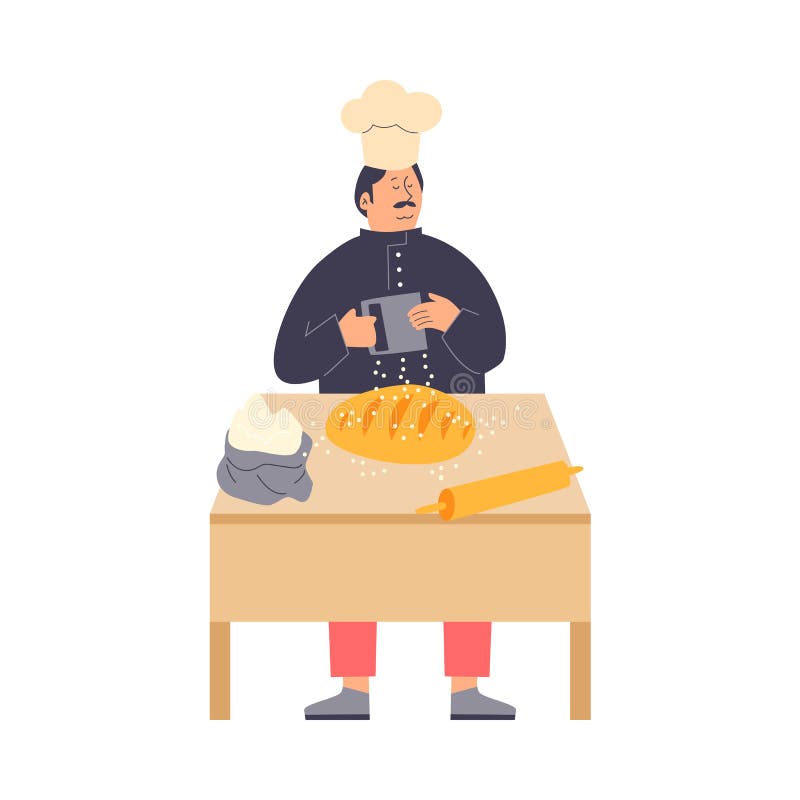 Preparing Bread Stock Illustrations – 2,123 Preparing Bread Stock Illustrations, Vectors ...