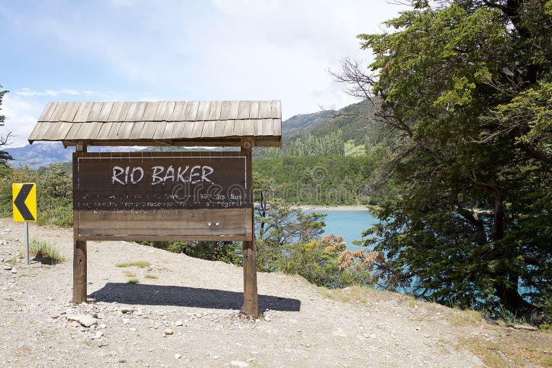 The Baker River, Patagonia, Chile Editorial Photo - Image of ...