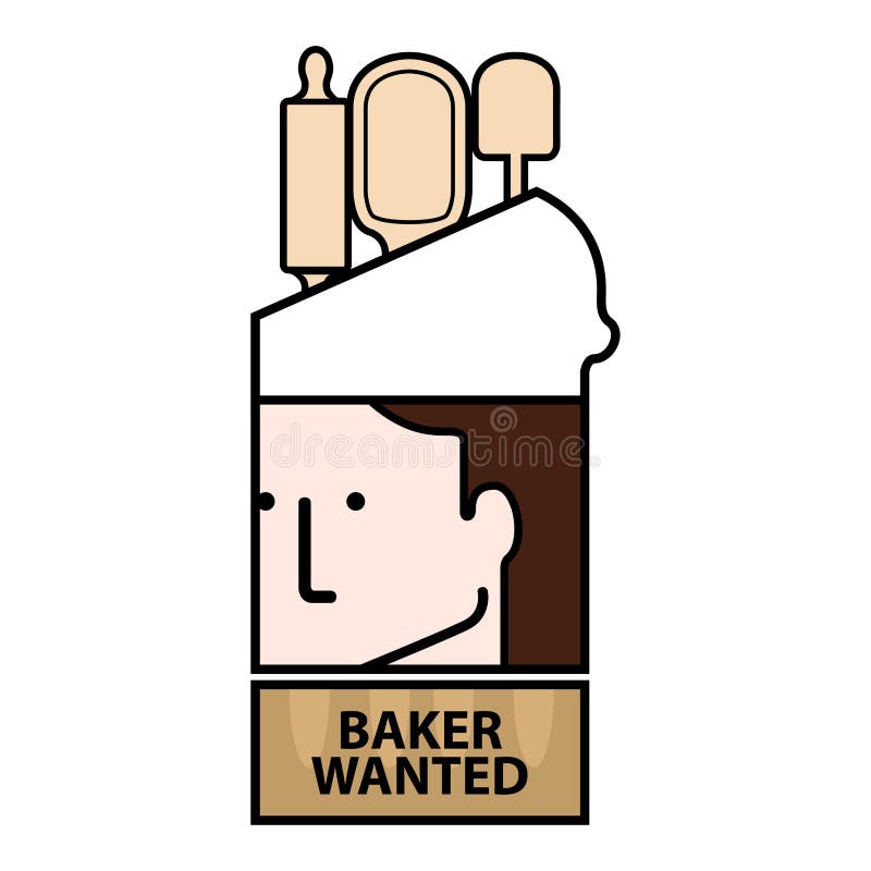 Isolated baker avatar stock illustration. Illustration of group - 89481131