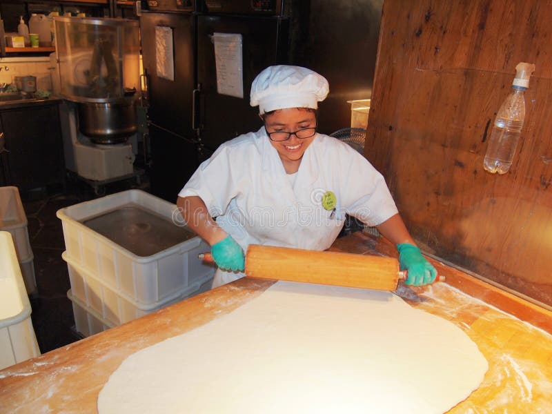 Baker on work cooking editorial image. Image of flour - 99254550