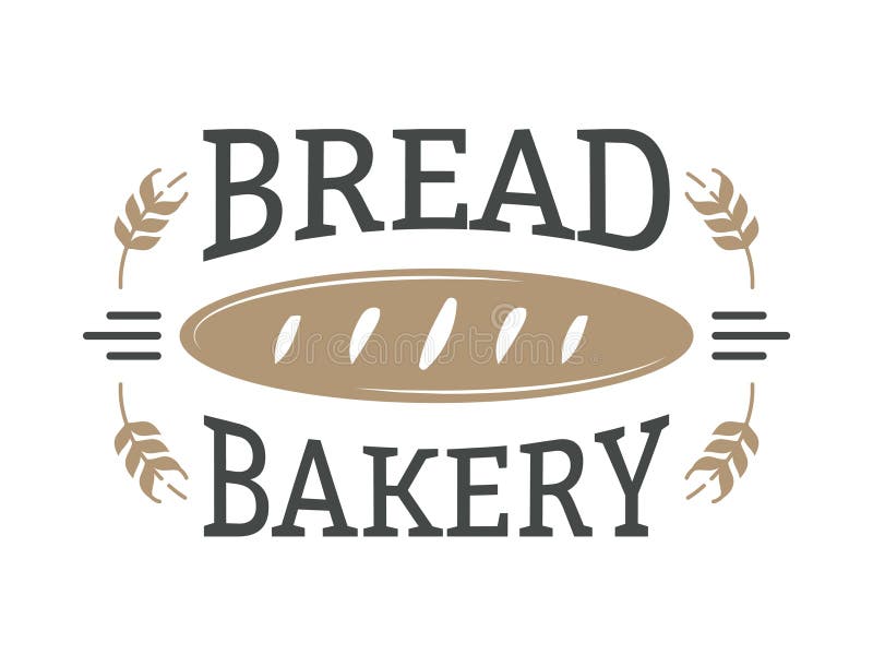 Bakery Badge and Bread Logo Icon Modern Style Vector. Stock Vector ...