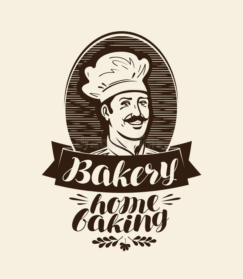 Bakery, Bakehouse Label or Logo. Bread, Baked Goods, Food Symbol ...