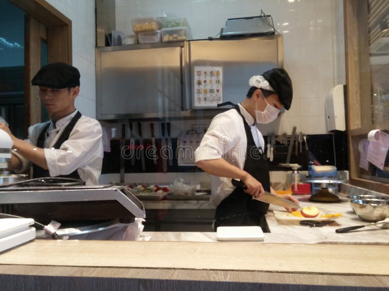 The Bakery, the Baker`s Working Editorial Photo - Image of workshop ...