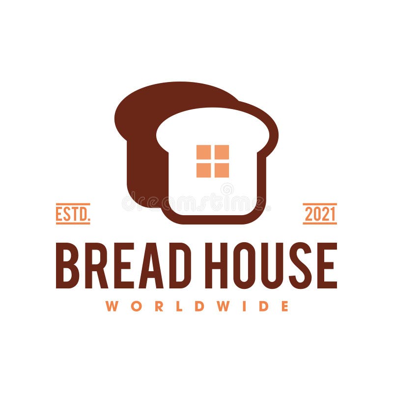 Bread Cafe Logo Vector Icon Illustration, Badge Bakery Cafe Logo Stock ...