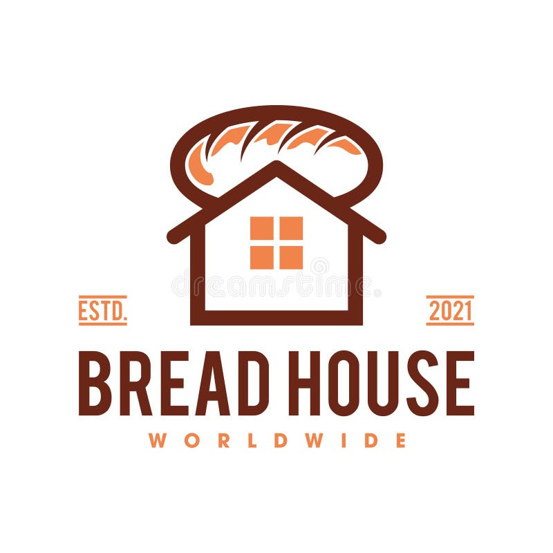Bread Cafe Logo Vector Icon Illustration Stock Illustration ...