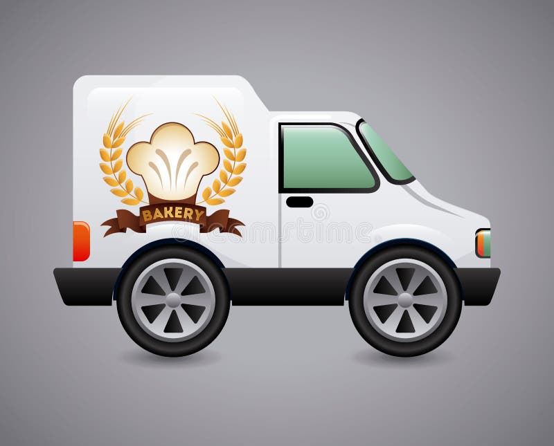 Bakery car design stock vector. Illustration of snack - 45111649