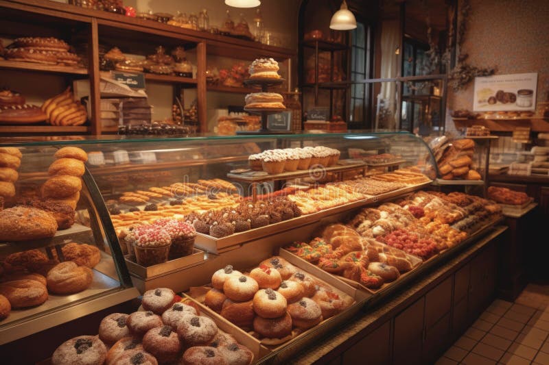 Bakery and Confectionery Products Beautiful Image Generative AI Stock ...