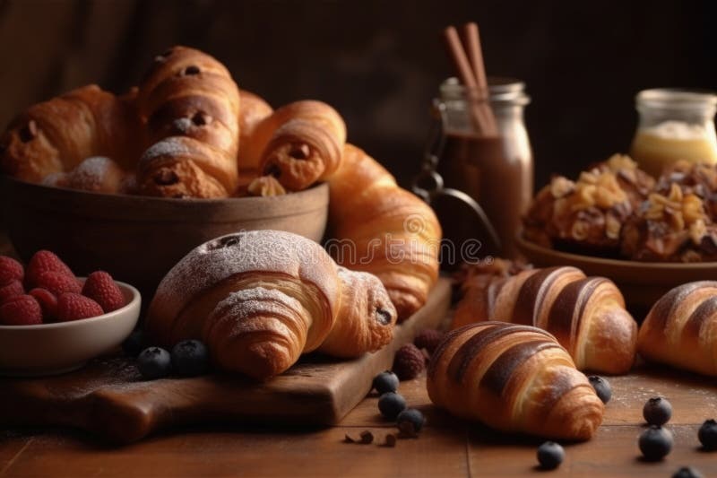 Bakery and Confectionery Products Beautiful Image Generative AI Stock ...