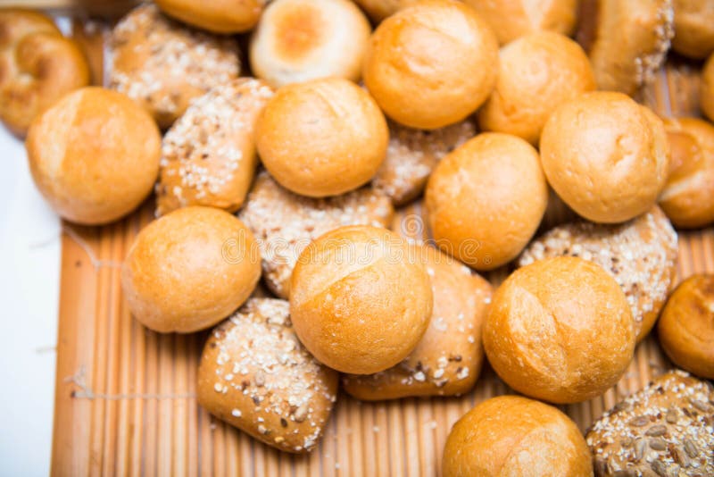 Bakery Corner at Restaurant Stock Image - Image of roll, piece: 60241265