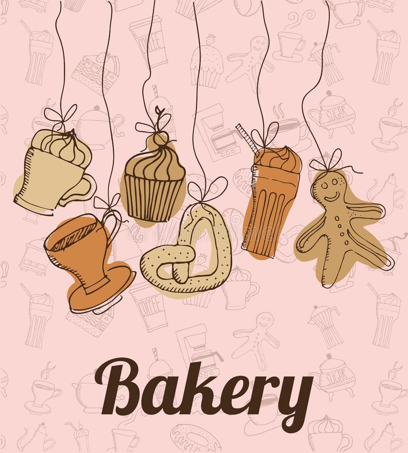 Bakery design stock vector. Illustration of decoration - 47638778