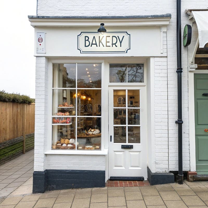 Bakery Exterior Isolated on Transparent Background Stock Illustration ...