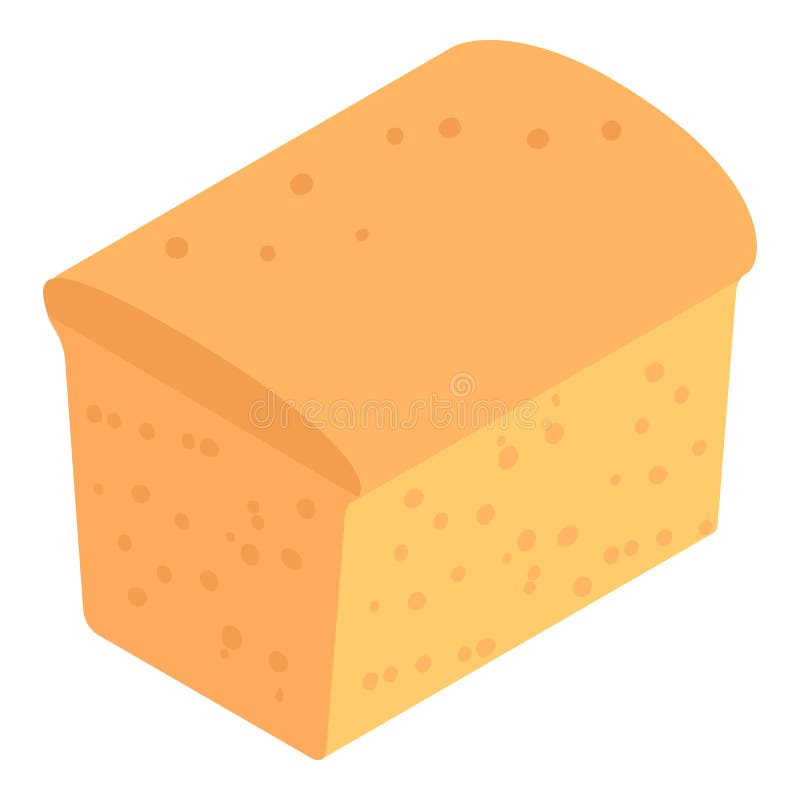 Bakery Factory Home Bread Icon, Isometric Style Stock Vector ...