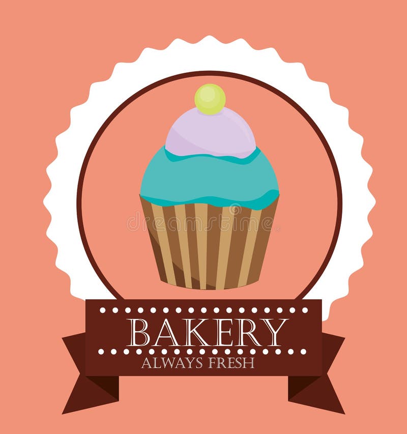 Bakery food and gastronomy stock vector. Illustration of food - 64937771