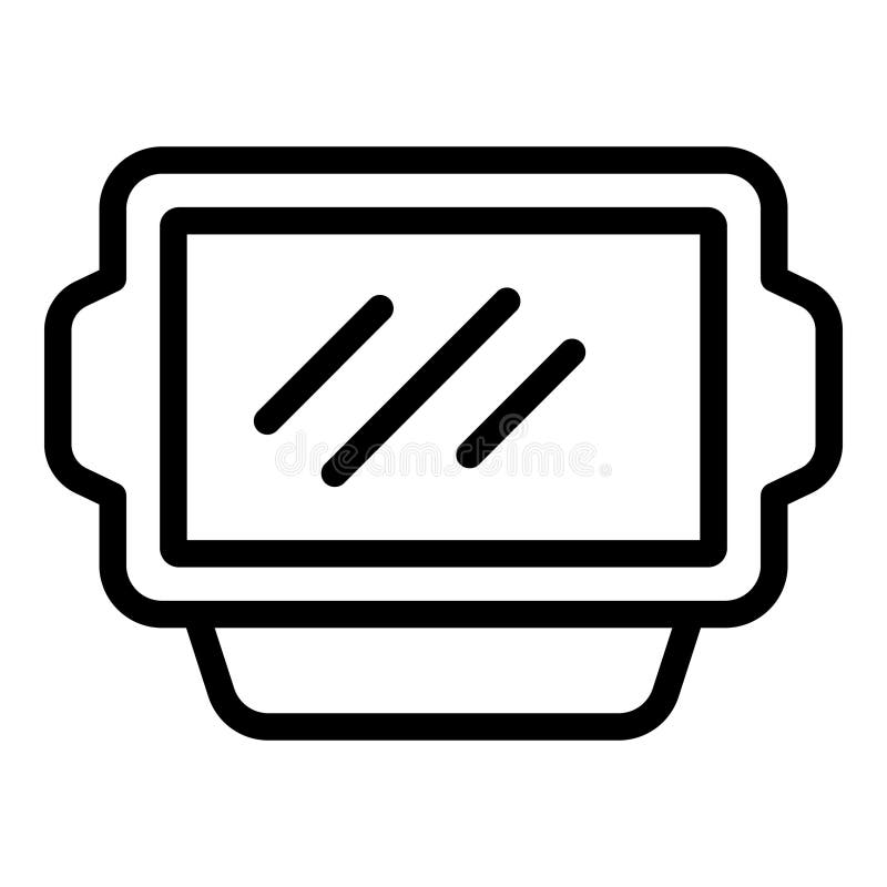 Bakery Form Icon Outline Vector. Oven Bakeware Tool Stock Vector ...