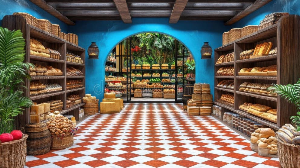 Interior Bakery Store Stock Illustrations – 2,969 Interior Bakery Store ...