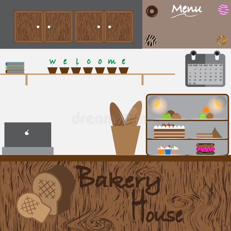 Bakery House design vector stock vector. Illustration of label - 56797216