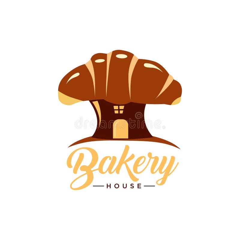 Bakery House Logo Vector Design Template Basic RGB Stock Vector ...