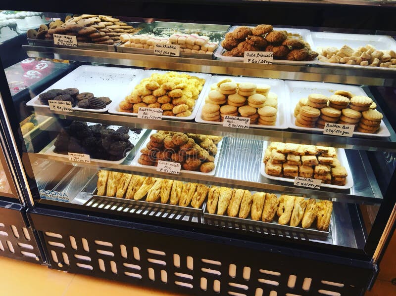 Bakery Front with Tasty Cookies Editorial Image - Image of tasty, front ...