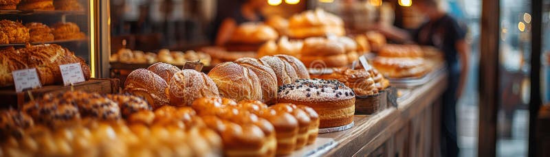 Bakery Item Display, an Alluring Bakery Item Display Highlighting ...