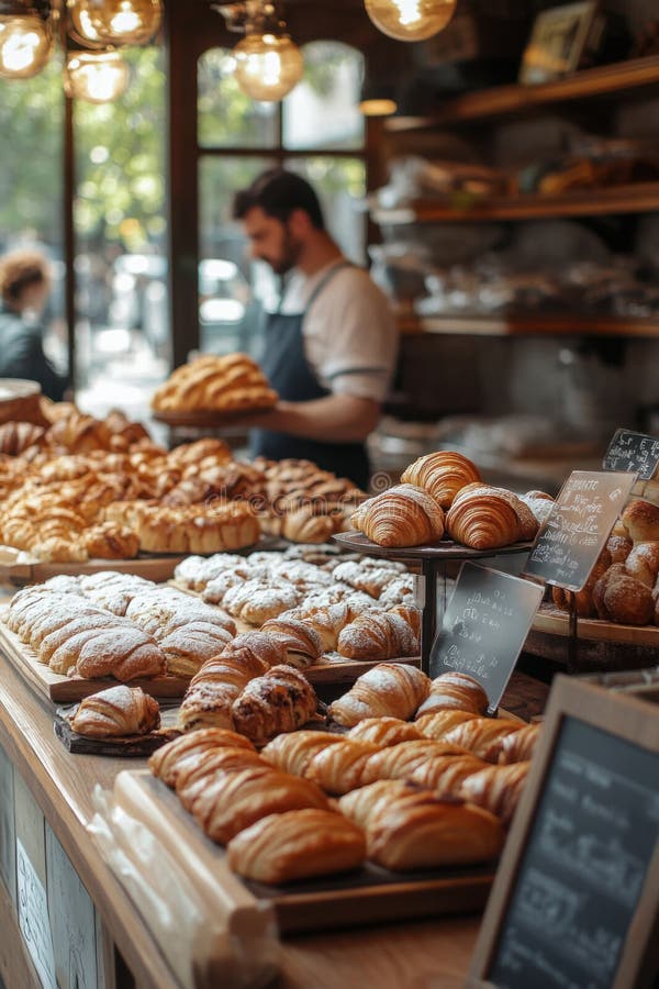 Bakery Item Display, a Captivating Bakery Item Display Featuring an ...