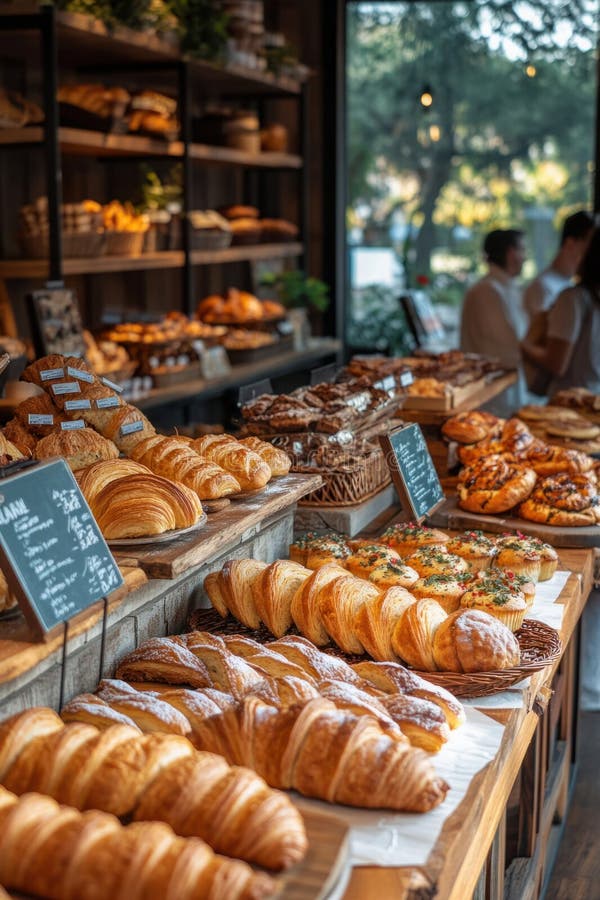 Bakery Item Display, a Captivating Bakery Item Display Featuring an ...