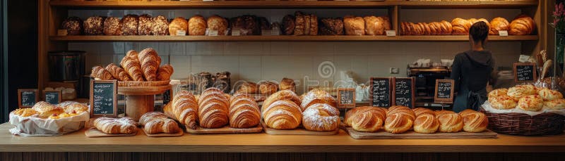 Bakery Item Display, a Captivating Bakery Item Display Featuring an ...