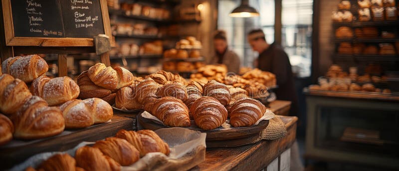 Bakery Item Display, a Captivating Bakery Item Display Featuring an ...