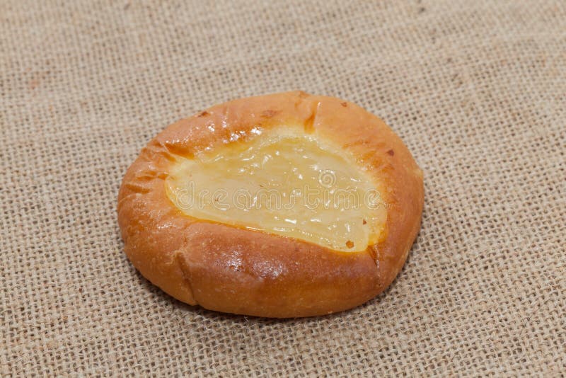 Bakery with jam on sack stock photo. Image of freshness - 108098394