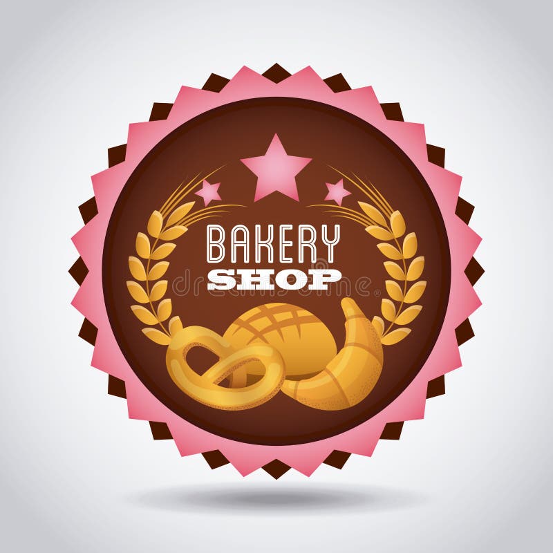 Bakery label stock vector. Illustration of cutting, bake - 33259199