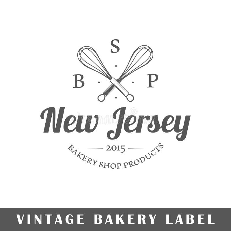Bakery label template stock vector. Illustration of graphic - 104765960