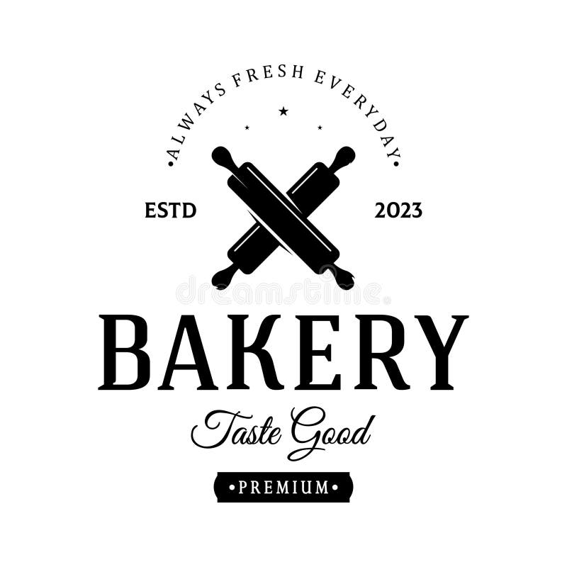 Bakery Logo Badge Retro Vector Illustration.for Cupcake,bakery Stock ...