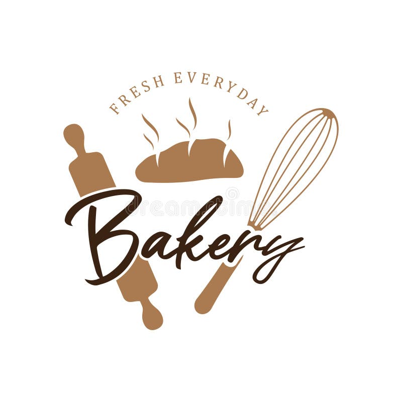 Bakery Logo Badge Retro Vector Illustration.for Cupcake,bakery Stock ...