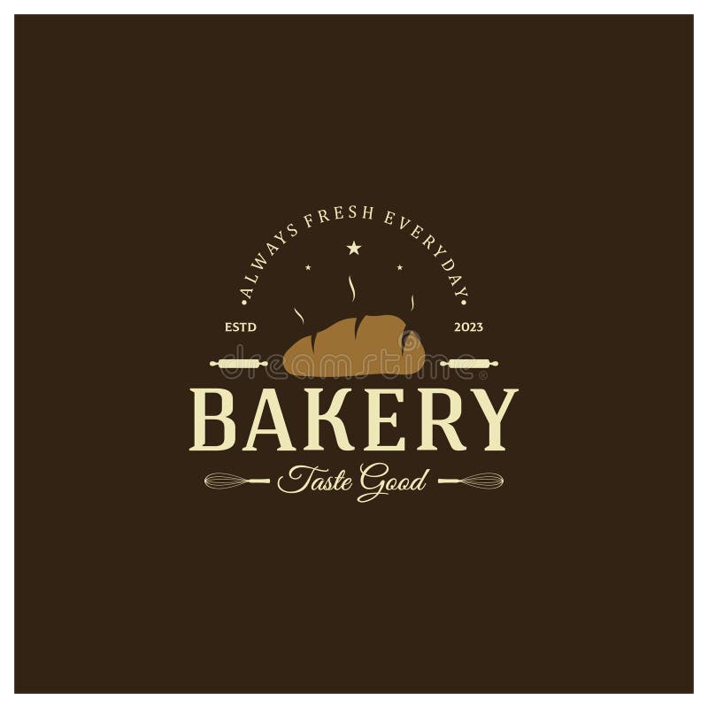 Bakery Logo Badge Retro Vector Illustration.for Cupcake,bakery Stock ...