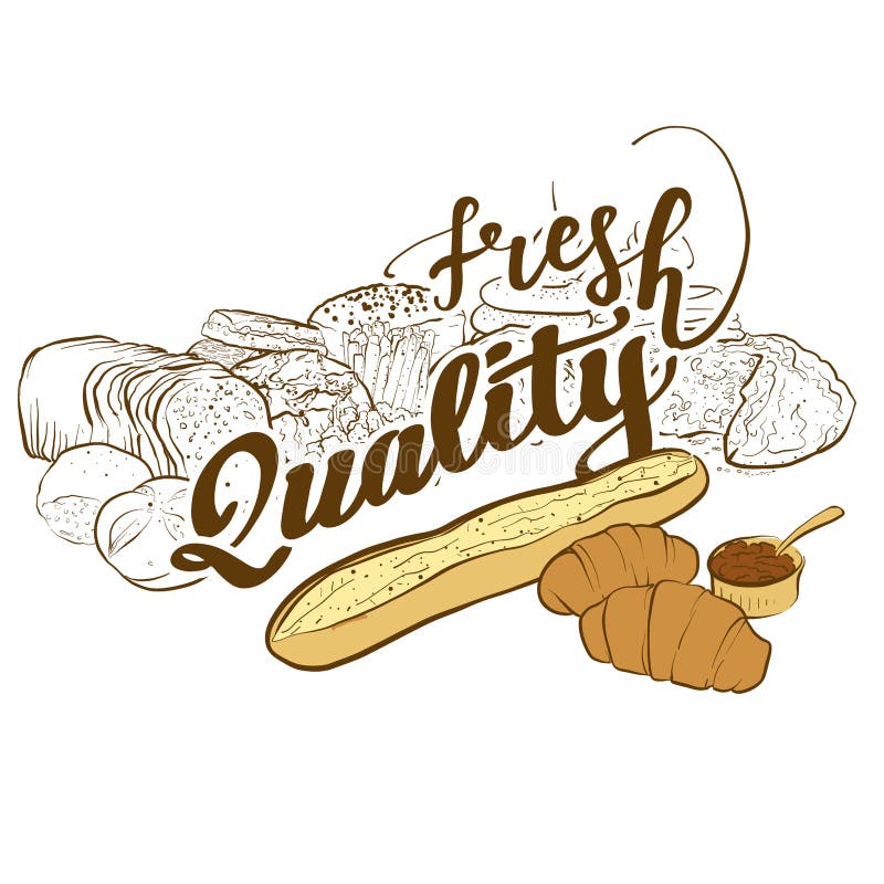 Bakery logo fresh quality stock vector. Illustration of fresh - 139198102