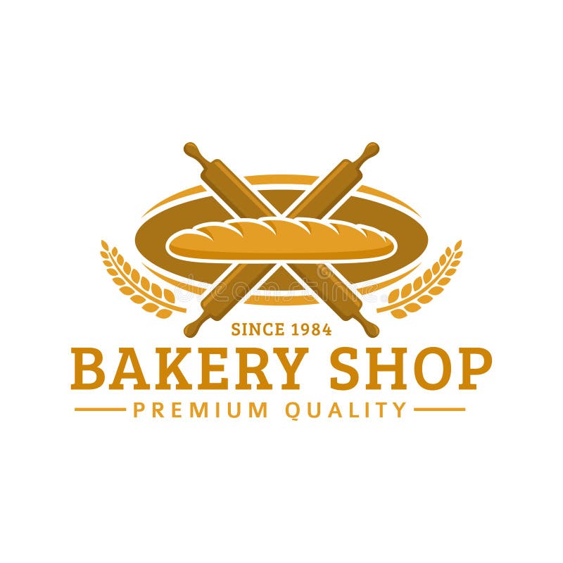 Bakery Logo Template, Vector Illustration. Bakery Shop Emblem, Vintage ...