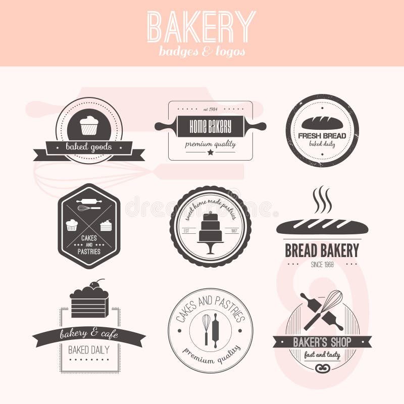 Bakery Logos stock vector. Illustration of cook, graphic - 45332757
