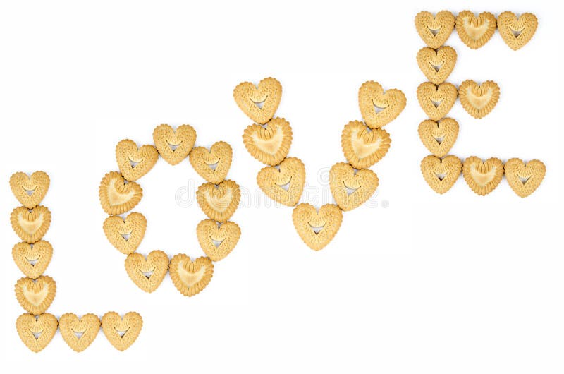 I Love biscuits stock photo. Image of skin, eating, biting - 31500378