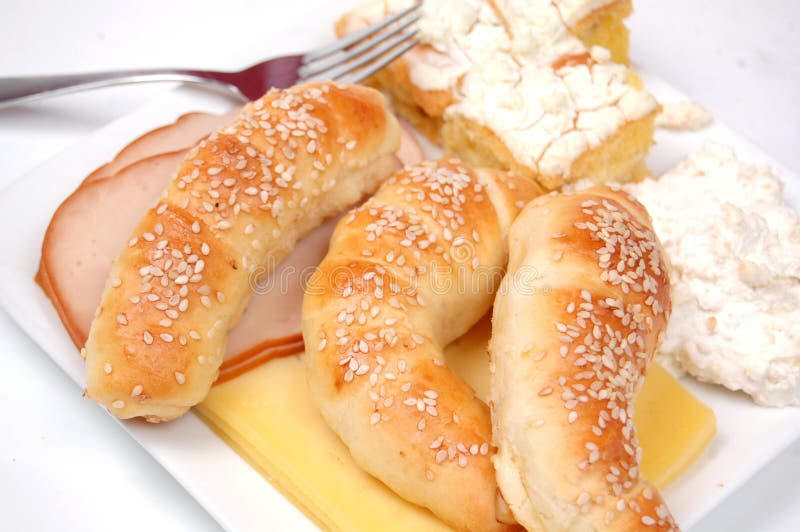 Bakery on a plate stock photo. Image of cookies, delicious - 31408112