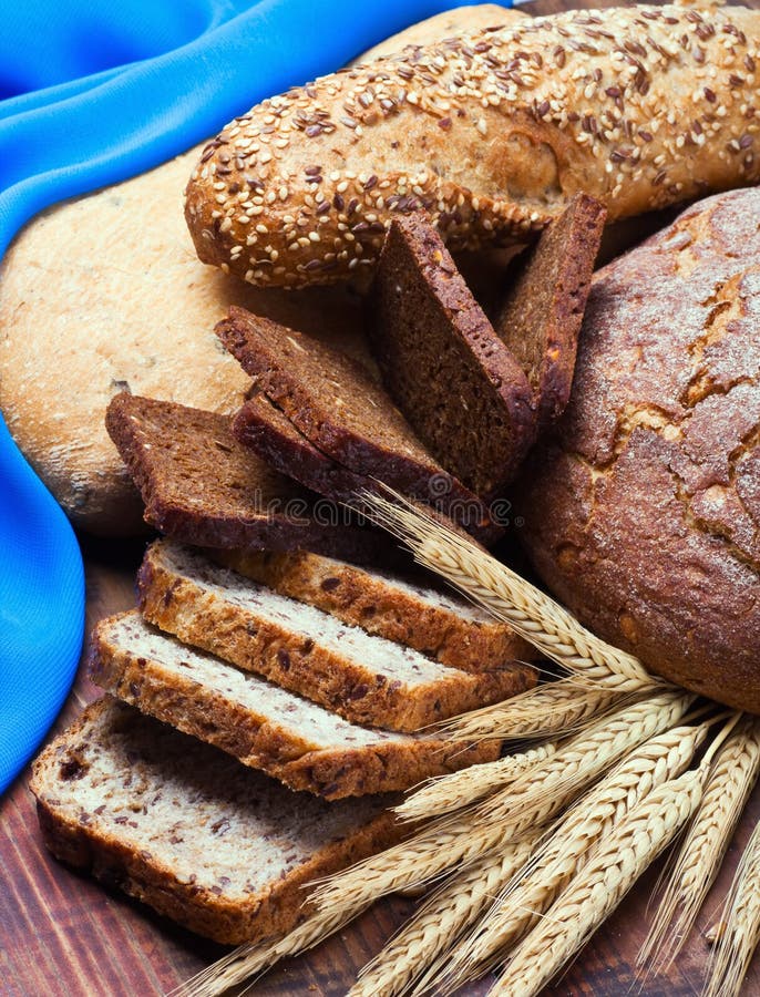 Bakery Product Assortment with Bread Stock Photo - Image of ingredient ...