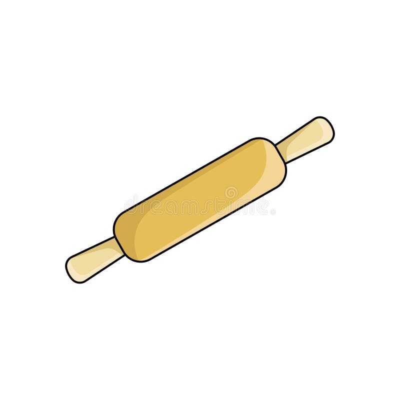 Bakery Rolling Pin Icon. Vector Design for Kitchen Utensil Illustration ...