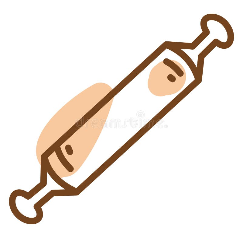 Bakery Rolling Pin Icon. Vector Design for Kitchen Utensil Illustration ...