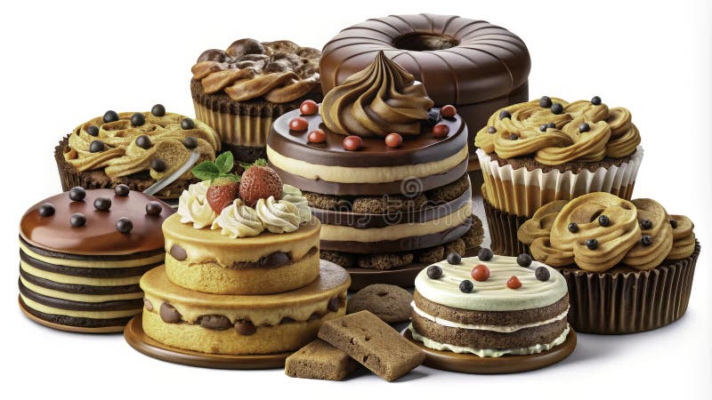 Bakery Selection Cutouts a Vibrant Collection of Edible Images for ...