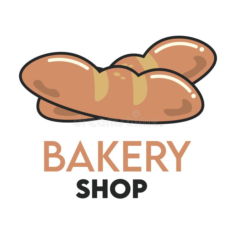 Bakery Shop Bread Logo. Vector Stock Illustration - Illustration of ...