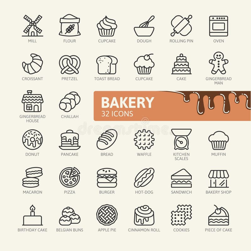 Pictogram Bakery Stock Illustrations – 13,135 Pictogram Bakery Stock ...