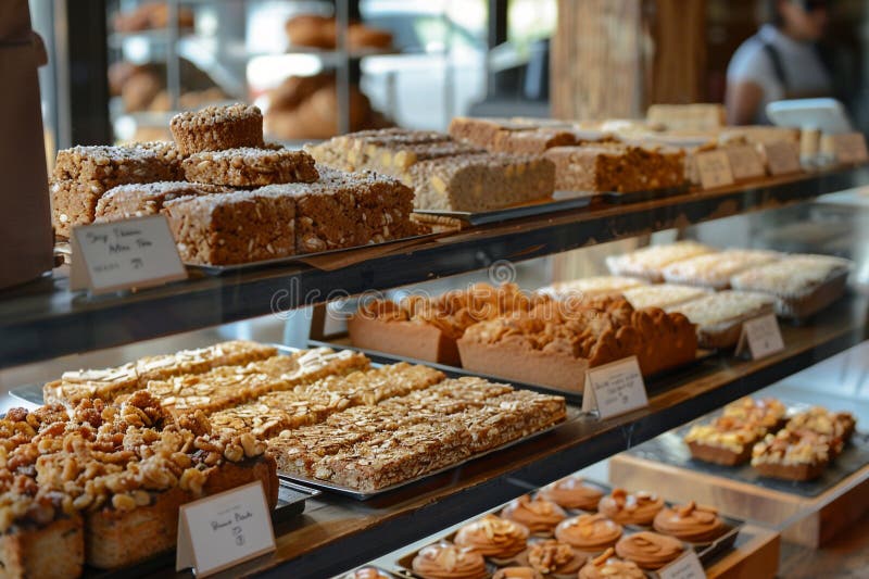 Bakery Showcase stock illustration. Illustration of baked - 342710773