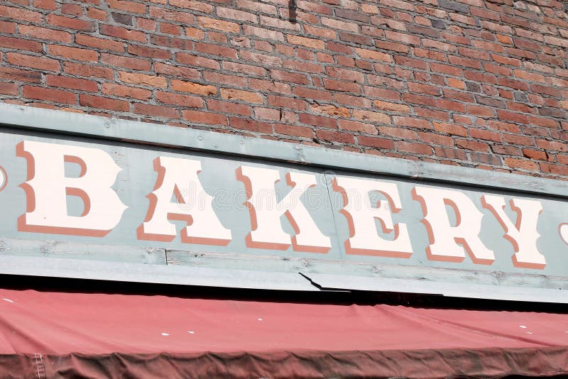 Bakery Sign stock image. Image of baker, storefront, bricks - 32276921