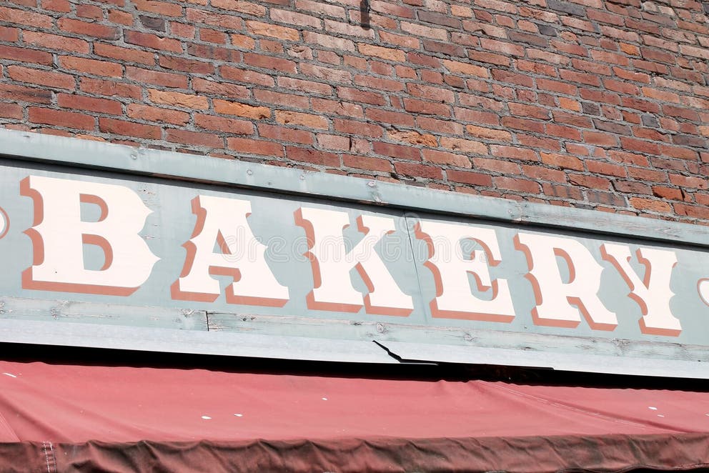 Bakery Sign stock image. Image of baker, storefront, bricks - 32276921